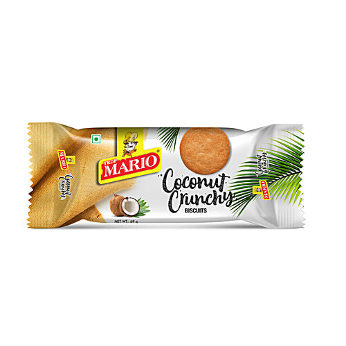 Buy MARIO Coconut Crunchy Biscuits - Bite Sized, Flavourful, Teatime ...
