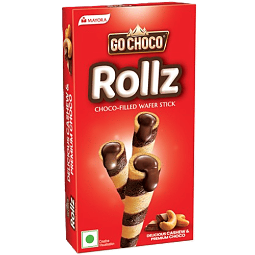 Buy Go Choco Rollz Choco Filled Wafer Stick Online at Best Price of Rs ...