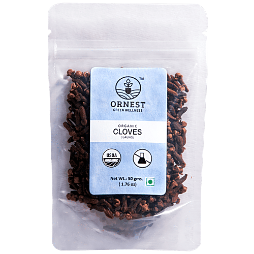 Buy ORNEST Organic Cloves/Laung - Whole Spice, Natural & Pure, Chemical Free Online at Best ...