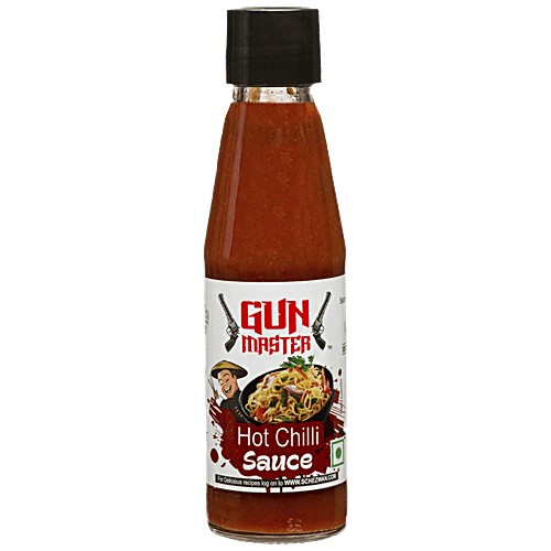 Buy Gun Master Hot Chilli Sauce - Spicy, Tangy Condiment, For Asian ...