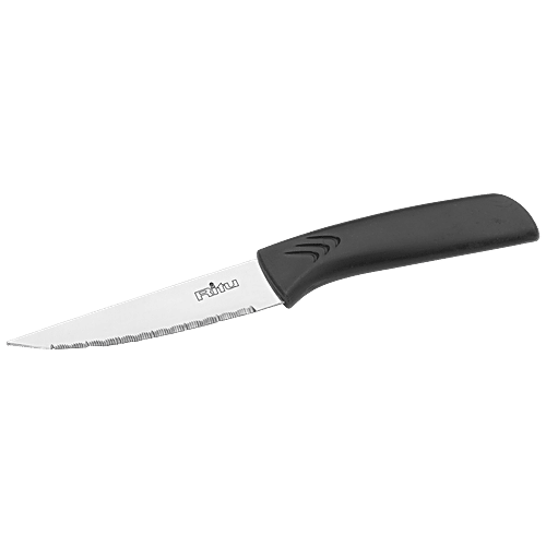 Buy Ritu Knife - Black Handle, 8", Sturdy, Easy To Use Online at Best ...