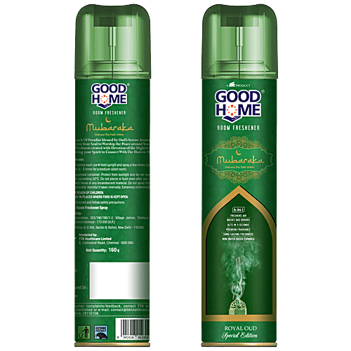 Buy Good Home Room Freshener Spray Mubaraka Freshens Air Premium ...