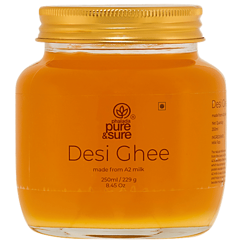 Buy Phalada Pure & Sure Organic Desi Ghee - Made From A2 Milk, High ...