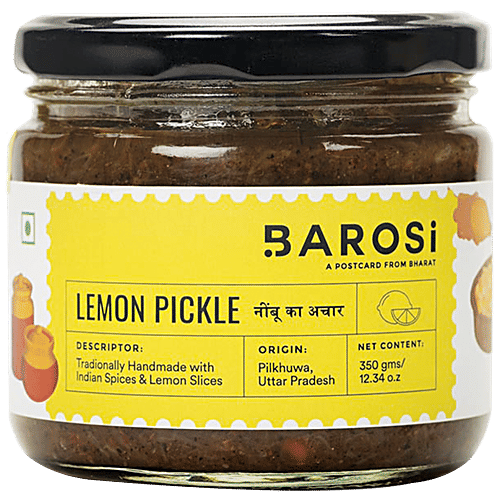 Buy Barosi Lemon Pickle - Authentic, Traditional & Handcrafted Online ...