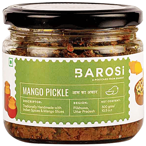 Buy Barosi Mango Pickle - Authentic, Traditional & Handcrafted Online ...