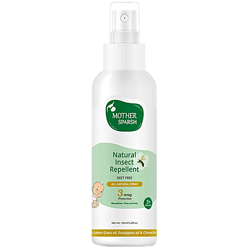 Buy Mother Sparsh Natural Insect Repellent Spray For Babies - DEET Free ...