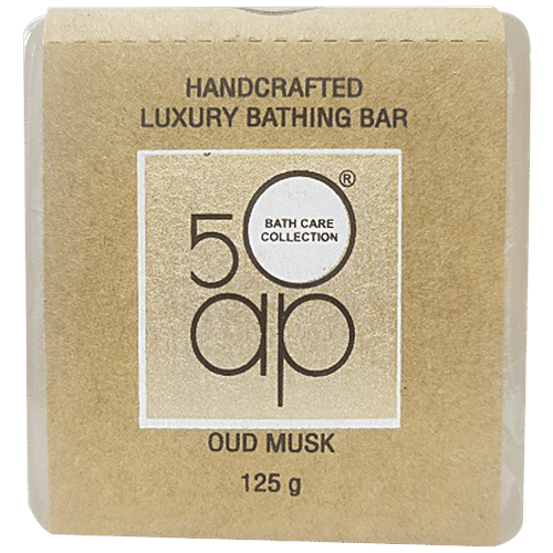 Buy 50ap Luxury Bathing Bar - Oud Musk, Handcrafted, Gentle Cleanser ...