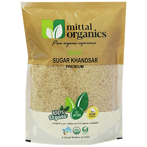 Buy Mittal Organics Sugar Khandsar - Premium, Rich In Vitamin & Fibre ...