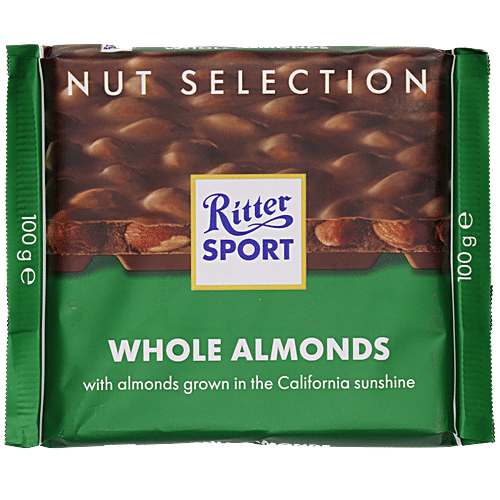 Buy Ritter Sport Nut Selection - Whole Almonds Bar, Rich Flavour ...