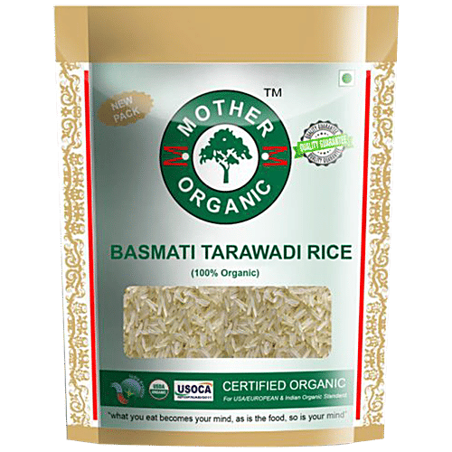 Buy Mother Organic Mother Organic Rice Basmati Tarawadi Online at Best ...