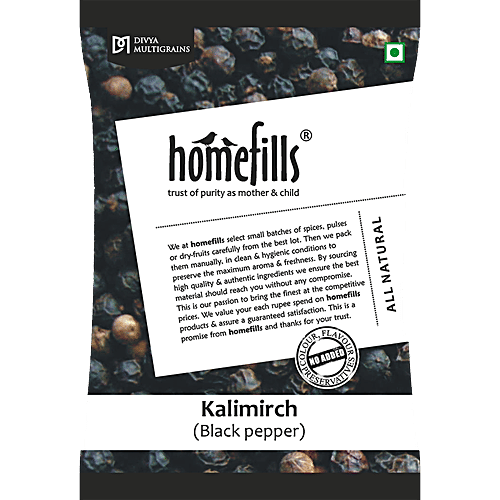 Buy Homefills Kali Mirch Gota/Whole Black Pepper - Adds Strong Flavour ...