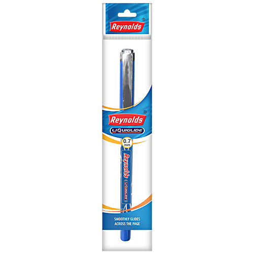 Buy Reynolds Liquiglide Blue Pen - With Comfortable Grip, For Smooth ...