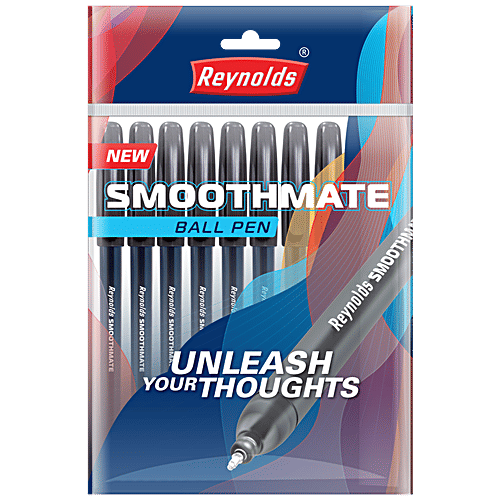 Buy Reynolds Smoothmate Ball Pen - With Comfortable Grip, Smudge Proof ...