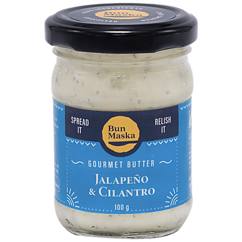 Buy Bun Maska Jalapeno & Cilantro Gourmet Butter - Luscious, Flavourful ...