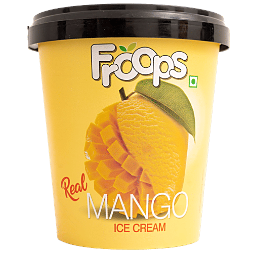 Buy Froops Real Mango Ice Cream - Rich, Creamy & Fresh, Frozen Dessert ...