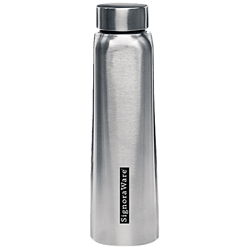 Buy Signoraware Achieve Single Walled Stainless Steel Fridge Water ...