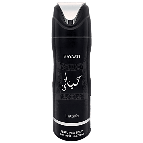 Buy Lattafa Hayati Deodorant - Imported, Long Lasting, Perfumed Body ...