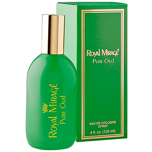 Buy Royal Mirage Pure Oud Eau De Cologne Spray - Provides Long-Lasting ...