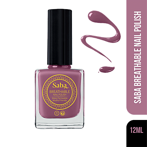 Buy Saba Breathable Nail Polish - Water Permeable, Wudhu Friendly ...