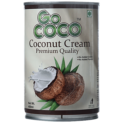Buy GO COCO Coconut Cream - Premium, Vegan, No Added Colours Or ...