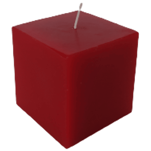 Buy VC Square Pillar Candle - Scented, Toxin-Free, For Home Decor, Red ...