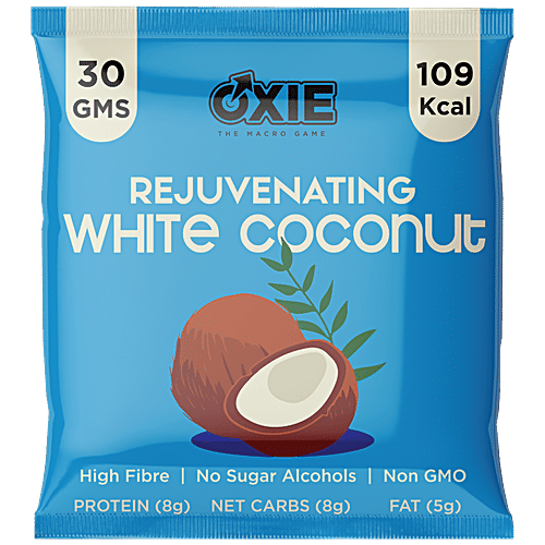 Buy Oxie Nutrition Rejuvenating White Coconut Dessert Bar - High In ...
