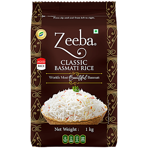 Buy Zeeba Classic Basmati Rice - Pure Authentic & Delicious Taste ...