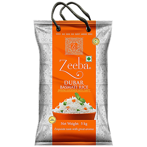 Buy Zeeba Dubar Basmati Rice - Pure Authentic & Delicious Taste, Unique ...