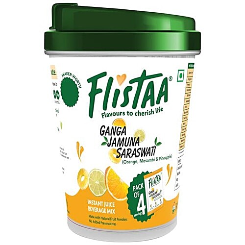 Buy FLISTAA Ganga Jamuna Saraswati - Orange Mosambi Pineapple Juice Mix ...