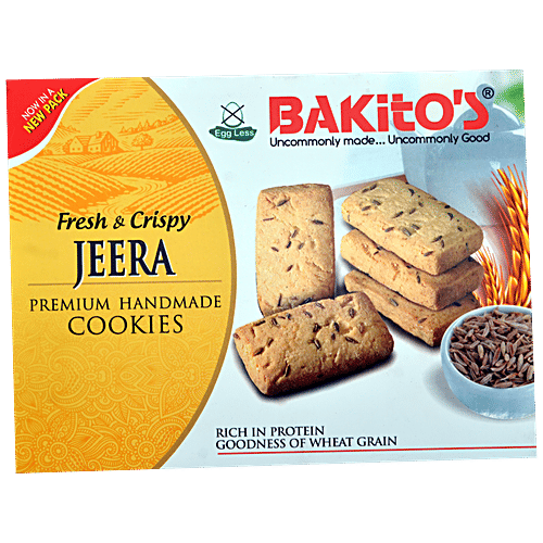 Buy BAKITO'S Jeera Cookies - Premium, Handmade, Eggless, Rich In ...
