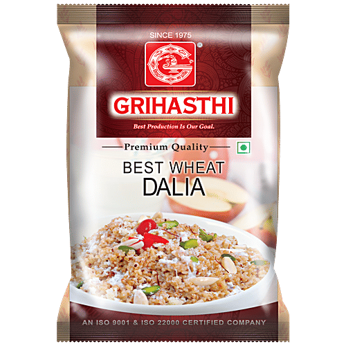 Buy Grihasthi Wheat Dalia - Premium, Natural, Rich In Protein & Fibre ...