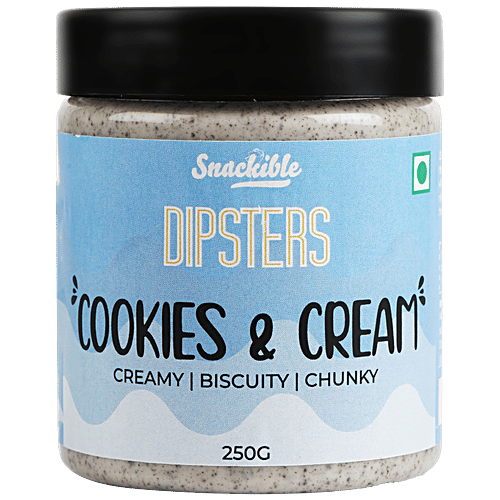 Buy Snackible Dipsters Cookies & Cream Dip - Smooth, Rich, Sweet Online ...
