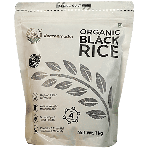 Buy Deccanmudra Organic Black Rice/Kalabatti - Low GI, Rich In ...