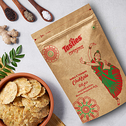 Buy Tasties Origins Chekkalu, Telugu Speciality Snacks Online at Best ...