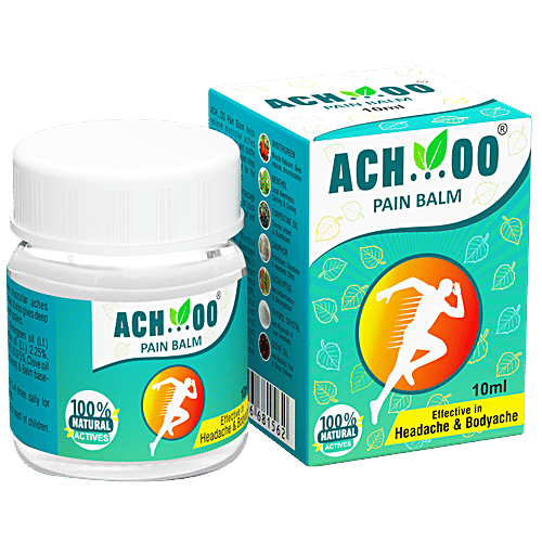 Buy Achoo Pain Balm - Instant Relief From Headache, Bodyache & Cold ...