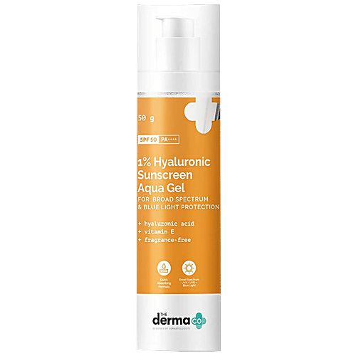 Buy The Derma Co 1% Hyaluronic Sunscreen Aqua Gel - SPF 50 Online at ...