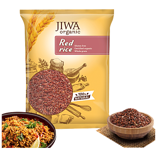 Buy Jiwa Organic Red Rice - Natural & Gluten Free, Wholegrain Online at ...