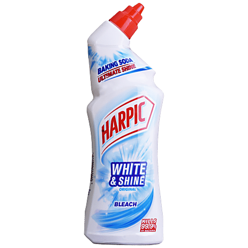 Buy Harpic White & Shine Original Bleach - Baking Soda Ultimate Shine ...