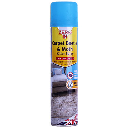 Buy Zero In Carpet Beetle & Moth Killer Spray - Kills On Contact ...