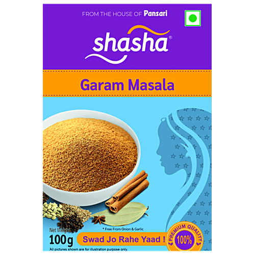 Buy SHASHA Garam Masala - Premium Quality, Aromatic Spice Blend ...