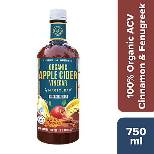 Buy Magicleaf Organic Apple Cider Vinegar With Mother - Cinnamon ...