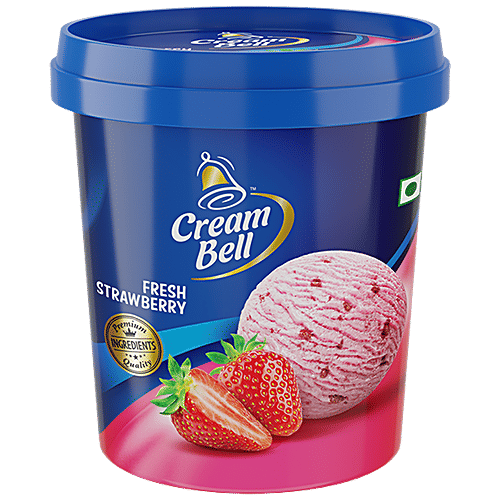 Buy Cream Bell Ice Cream - Fresh Strawberry, Rich & Creamy Online at ...