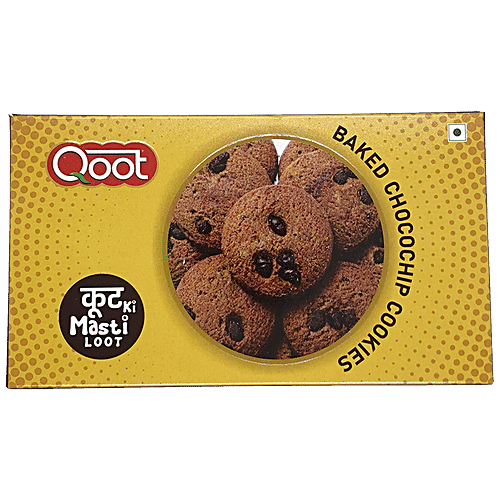 Buy Qoot Choco Chip Cookies - Handmade, Healthy Snack, Perfect For ...