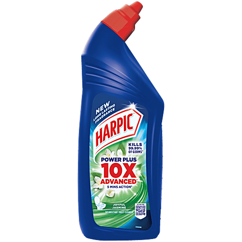 Buy Harpic Power Plus 10x Max Clean Disinfectant Toilet Cleaner - Joyful Jasmine Online at Best ...