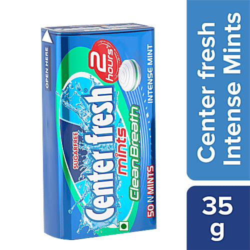 Buy Center Fresh Sugar Free Clean Breath Intense Mint Menthol ...