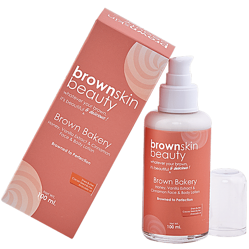 Buy BrownSkin Beauty Brown Bakery Face & Body Lotion - Honey, Vanilla ...