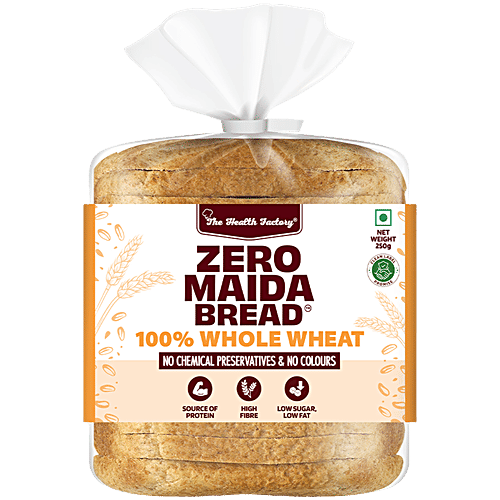 Buy The Health Factory 100% Whole Wheat Bread Online at Best Price of ...