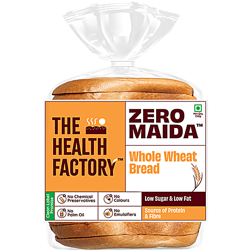 Buy The Health Factory 100% Whole Wheat Bread Online at Best Price of ...