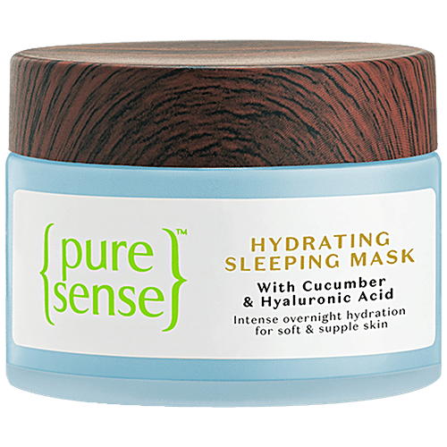 Buy PureSense Hydrating Sleeping Mask - Cucumber & Hyaluronic Acid, For ...