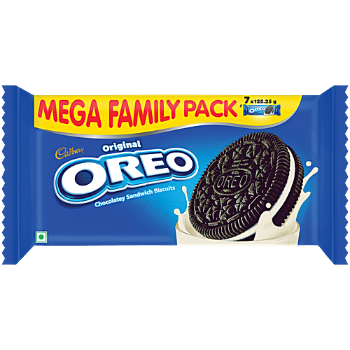 Buy Cadbury Oreo Original Vanilla Flavoured Chocolatey Sandwich ...